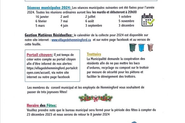 La Municipalité du Village de Hemmingford