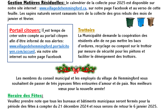 La Municipalité du Village de Hemmingford